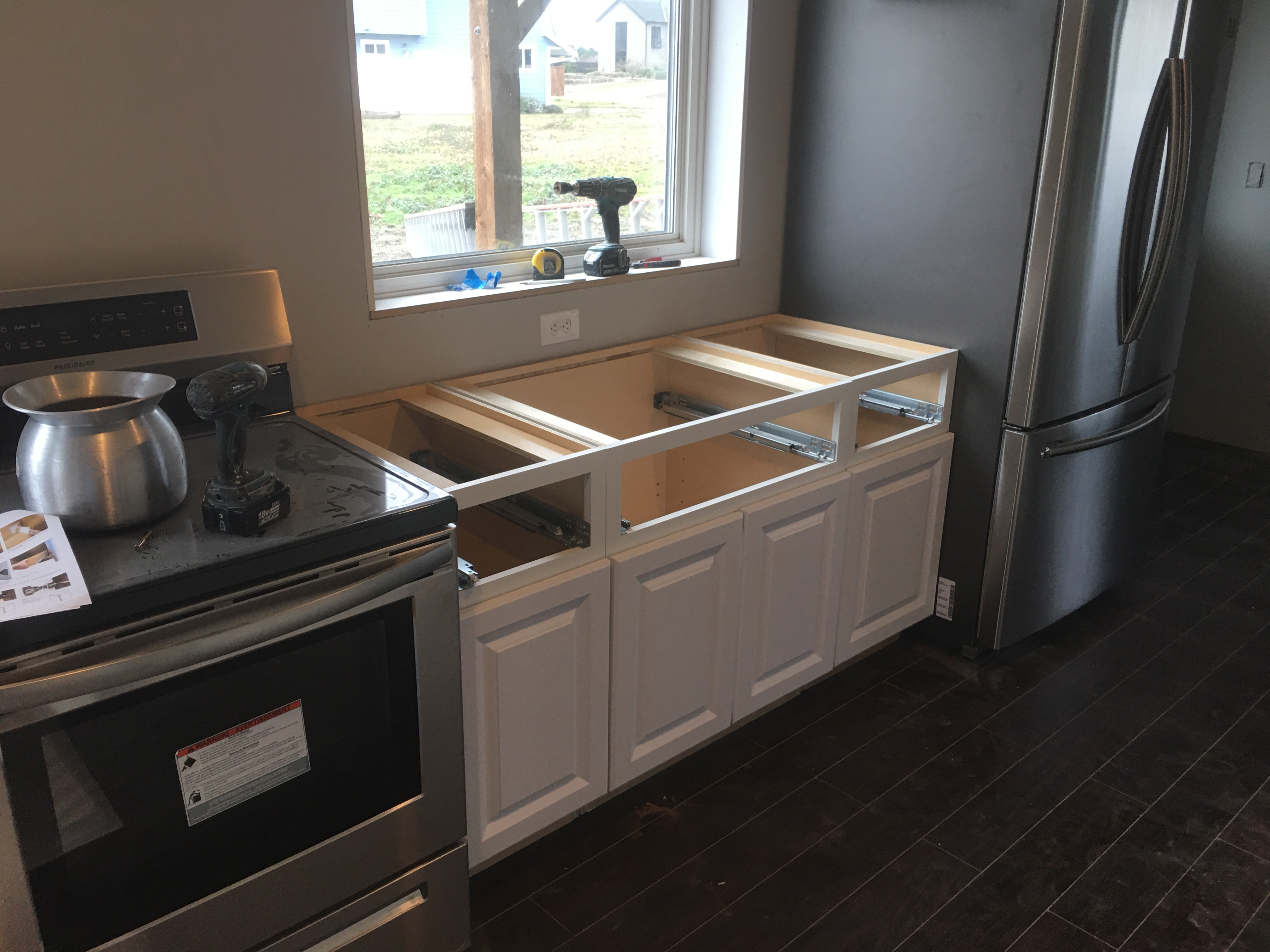 Saving Sustainably - Building Your Own Home Step 28 - Install Cabinets